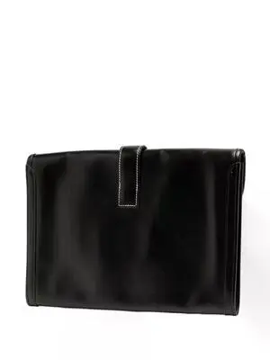 Hermès Bandana Jige Clutch - Black
