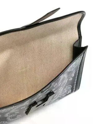 Hermès Bandana Jige Clutch - Black