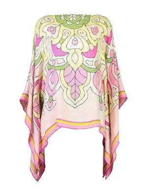 Women's Printed Ponchos