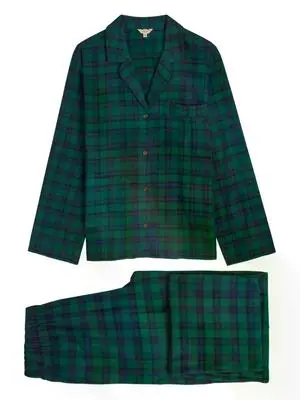 Eberjey Tartan-print Pyjama Set - Green