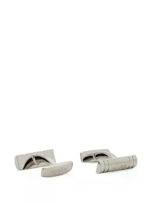 BOSS Logo-engraved Cufflinks - Silver