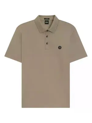 BOSS Logo-plaque Polo Shirt