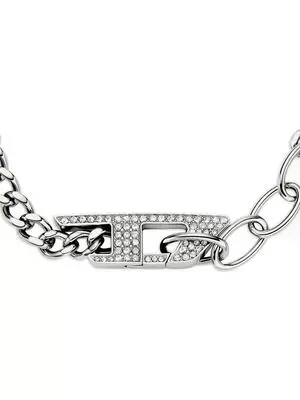 DIESEL® Curb-chain Crystal Bracelet