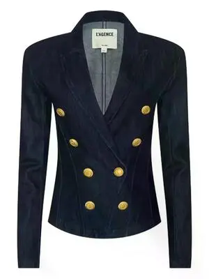 L'Agence Structured Double-breasted Blazer