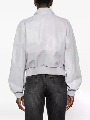 DESA 1972 Zip Leather Jacket - Grey