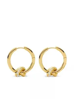 MISSOMA Lucy Williams Knot-detail Hoop Earrings - Gold