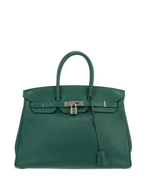 Hermès 2015 35 Birkin Handbag - Green