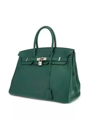 Hermès 2015 35 Birkin Handbag - Green