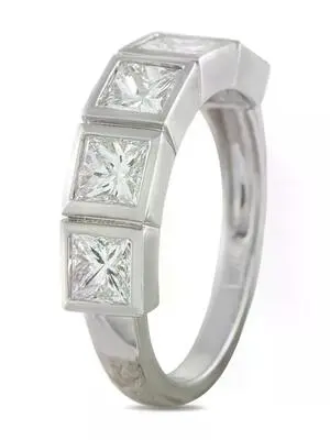 LB EXCLUSIVE 18k White Gold Diamond Ring - Silver