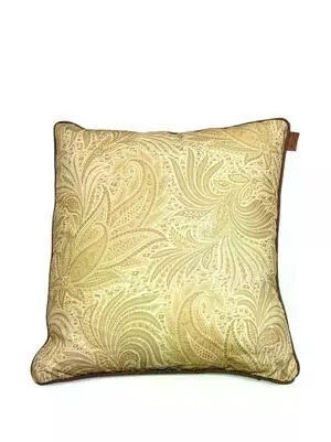 Etro Embroidered-cord Cushion - Neutrals