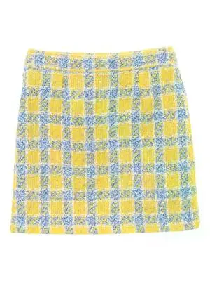 Gucci 2010s Checked Mini Skirt