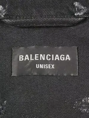 Balenciaga Damage Paint Denim Jacket