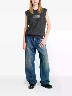 MAISON MARGIELA Numeric Logo Knitted Vest