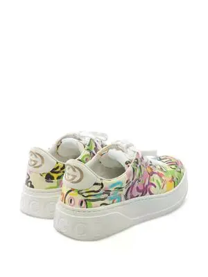 Gucci 2000s Interlocking G Leather Sneakers