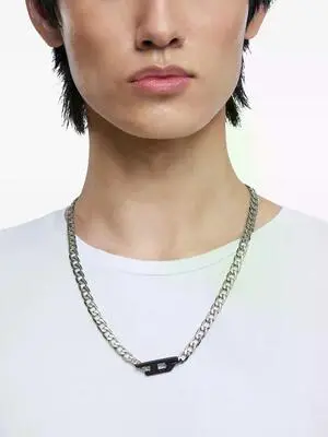 DIESEL D-logo Chain Necklace