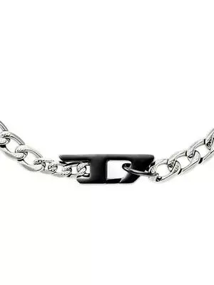 DIESEL D-logo Chain Necklace