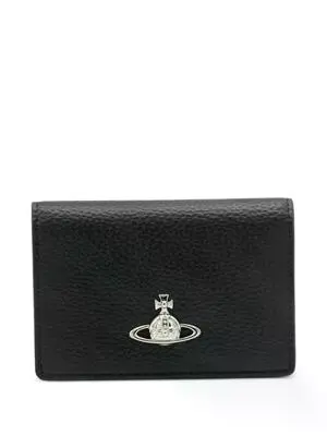 VIVIENNE WESTWOOD Orb-plaque Wallet - Black