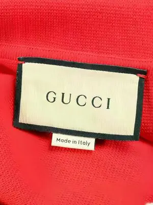 Gucci Knitted Short-sleeve Polo Dress