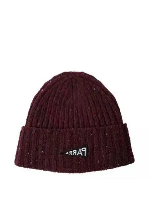 PARRA Knitted Beanie - Red
