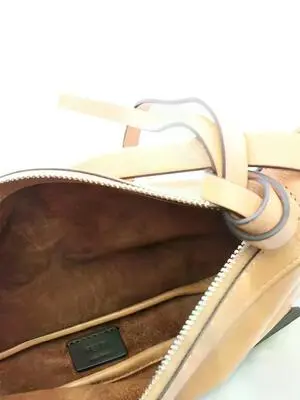 Fendi Leather Shoulder Bag - Neutrals