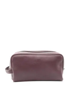 Fendi Logo-embossed Wash Bag - Red