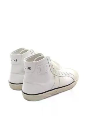Celine 2010s Triomphe Leather Sneakers