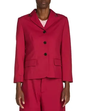 Marni Wing Collar Button Front Jacket