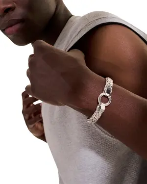 John Hardy Icon Extension Flat Chain Bracelet - Silver