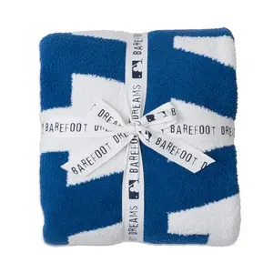 Barefoot Dreams Cozychic Los Angeles Dodgers Throw Blanket