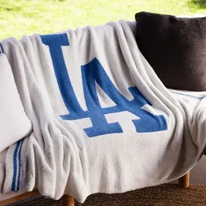 Barefoot Dreams Cozychic Los Angeles Dodgers Throw Blanket