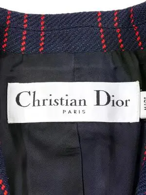 Dior 2010s Check-pattern Blazer