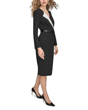 Donna Karan New York Belted Blazer Dress