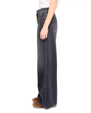 Zadig&Voltaire Eli High-rise Wide-leg Jeans - Medium Grey