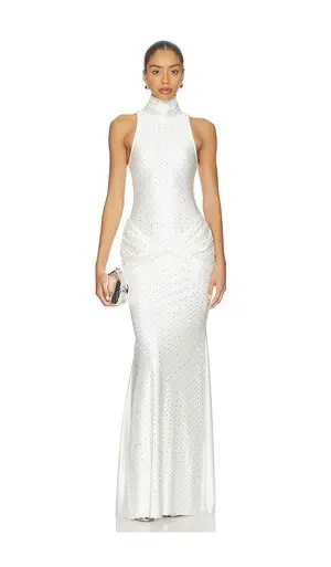 Delfi Paneled Evening Dresses