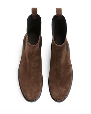 Jenni Kayne Suede Alden Chelsea Boots - Brown