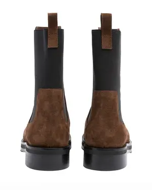 Jenni Kayne Suede Alden Chelsea Boots - Brown