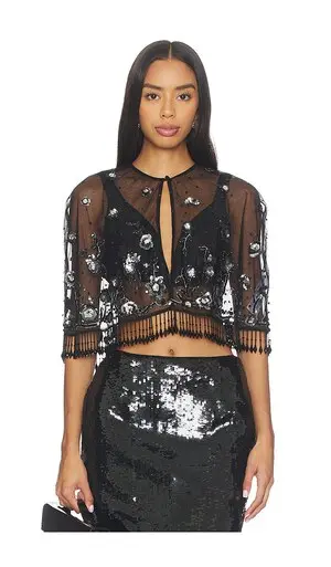 AFEW RAHUL MISHRA Rahul Mishra Sequined Cape - Black