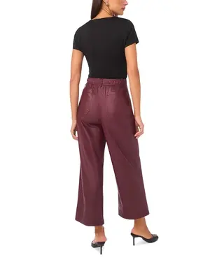 Vince Camuto Cropped Front Pocket Pants - Boysenberry