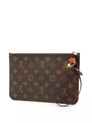 LOUIS VUITTON 2015 Monogram Neverfull Mm Pouch