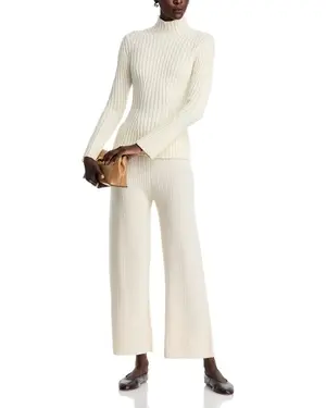 Lafayette 148 New York Mixed Stitch Knit Pants