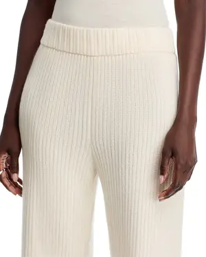 Lafayette 148 New York Mixed Stitch Knit Pants