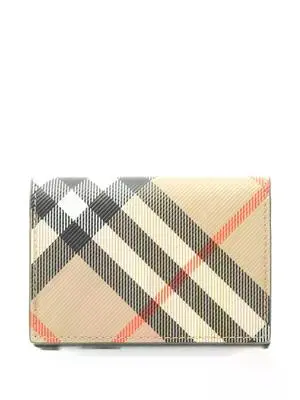 Burberry 2020s Checked Cardholder - Neutrals