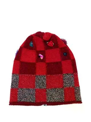 YANYAN Checked Beanie