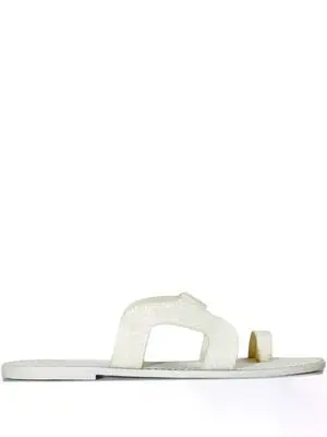 OSKLEN Textured Sandals - White