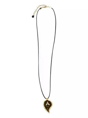 NINA RICCI Calla Flower Charm Necklace