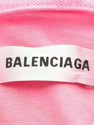 Balenciaga 2010s Logo Denim Jacket