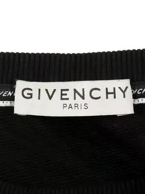 Givenchy 2010s Logo-print Crew-neck Sweatshirt - Black