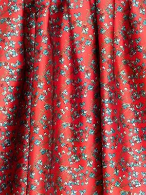 ALESSANDRO ENRIQUEZ A-line Midi Skirt - Red
