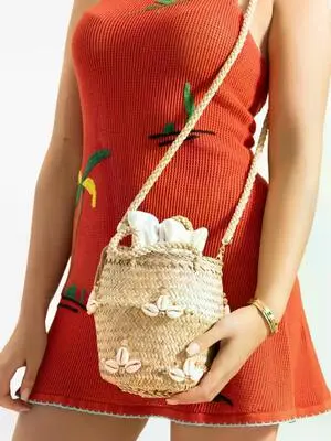 LE NINE Seashell-embellished Bucket Bag