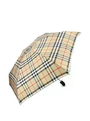 Burberry Check Print Umbrella
